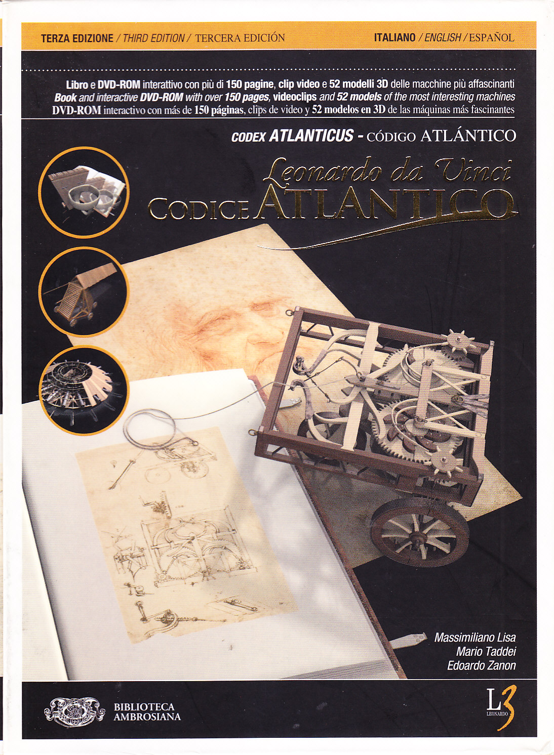 Codice atlantico. Leonardo da Vinci / Codex Atlanticus - LIBRO + DVD ...