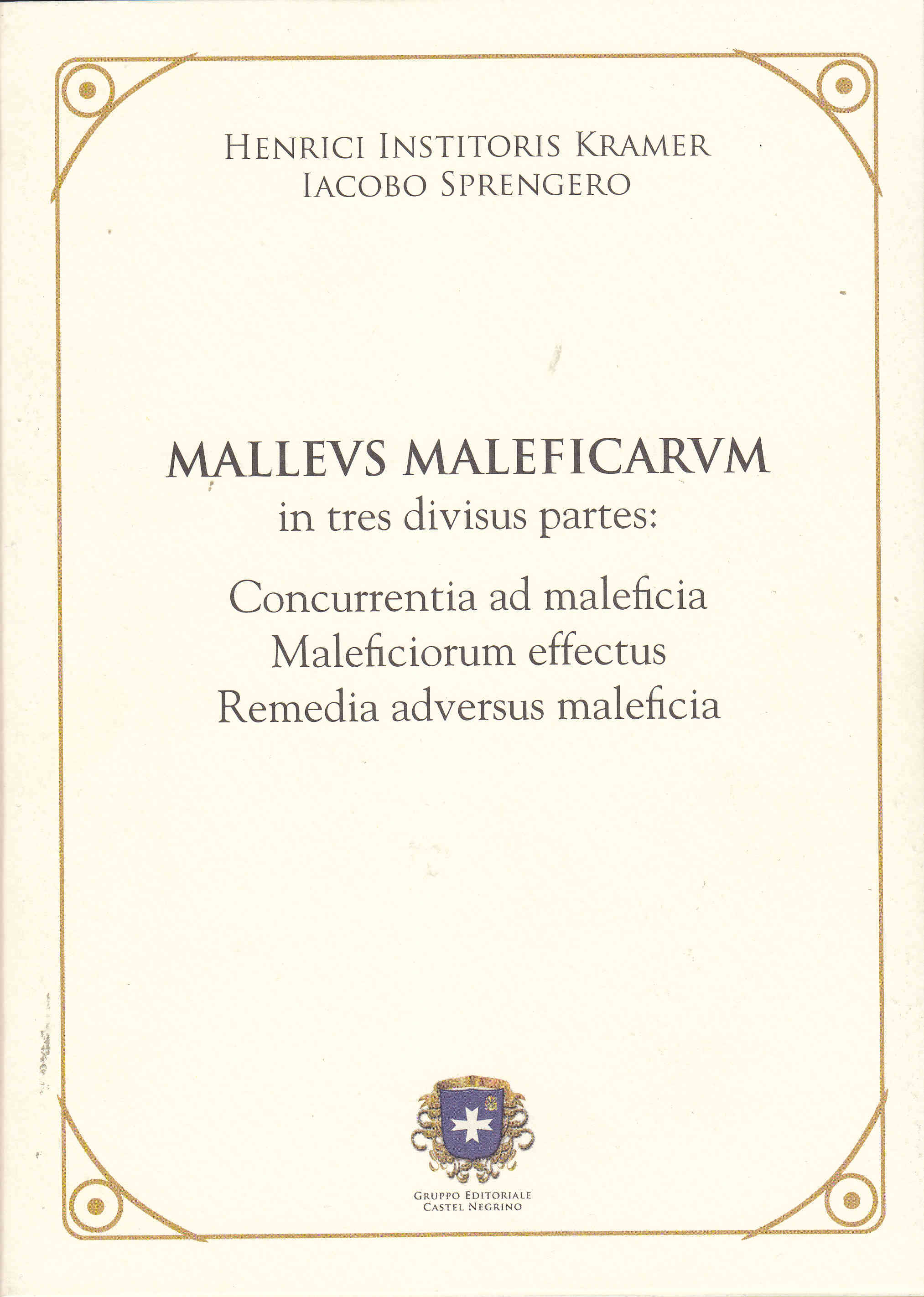 Malleus maleficarum | www.libreriamedievale.com